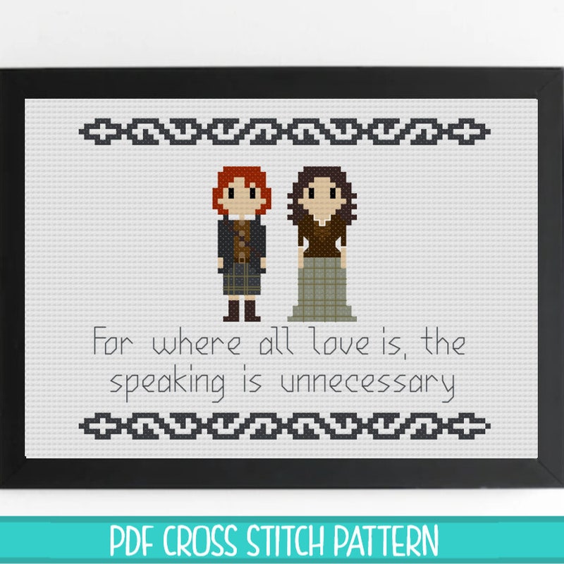 Outlander Cross Stitch - Etsy UK