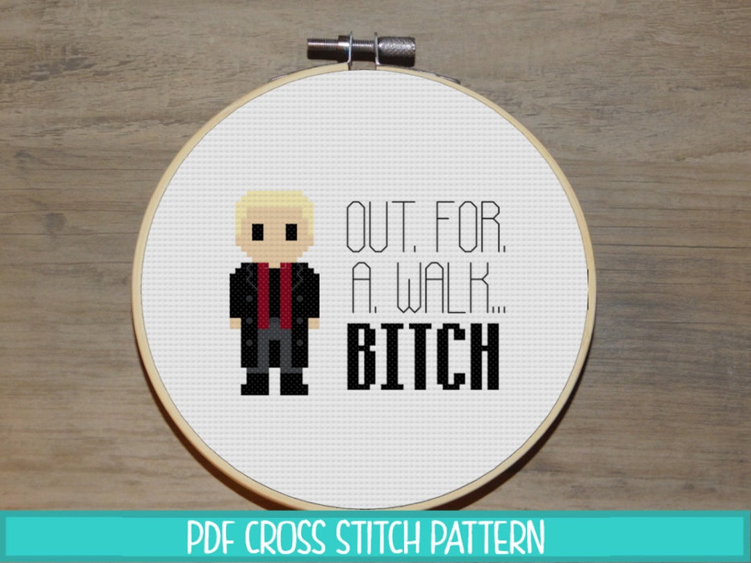 Buffy Spike Large Cross Stitch Pattern Btvs Buffy the Vampire Slayer ...
