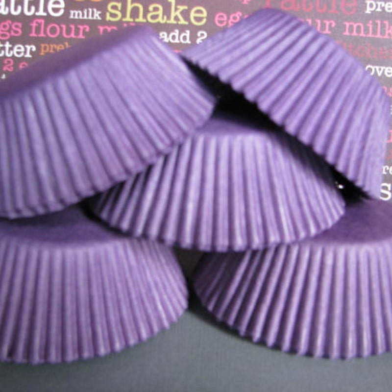 Purple Cupcake Liner - Etsy