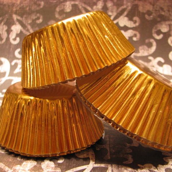 Gold Cupcake Liners - Etsy