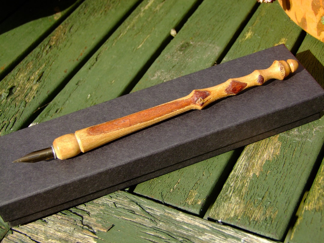 Turned and Carved Dip Pen - Etsy