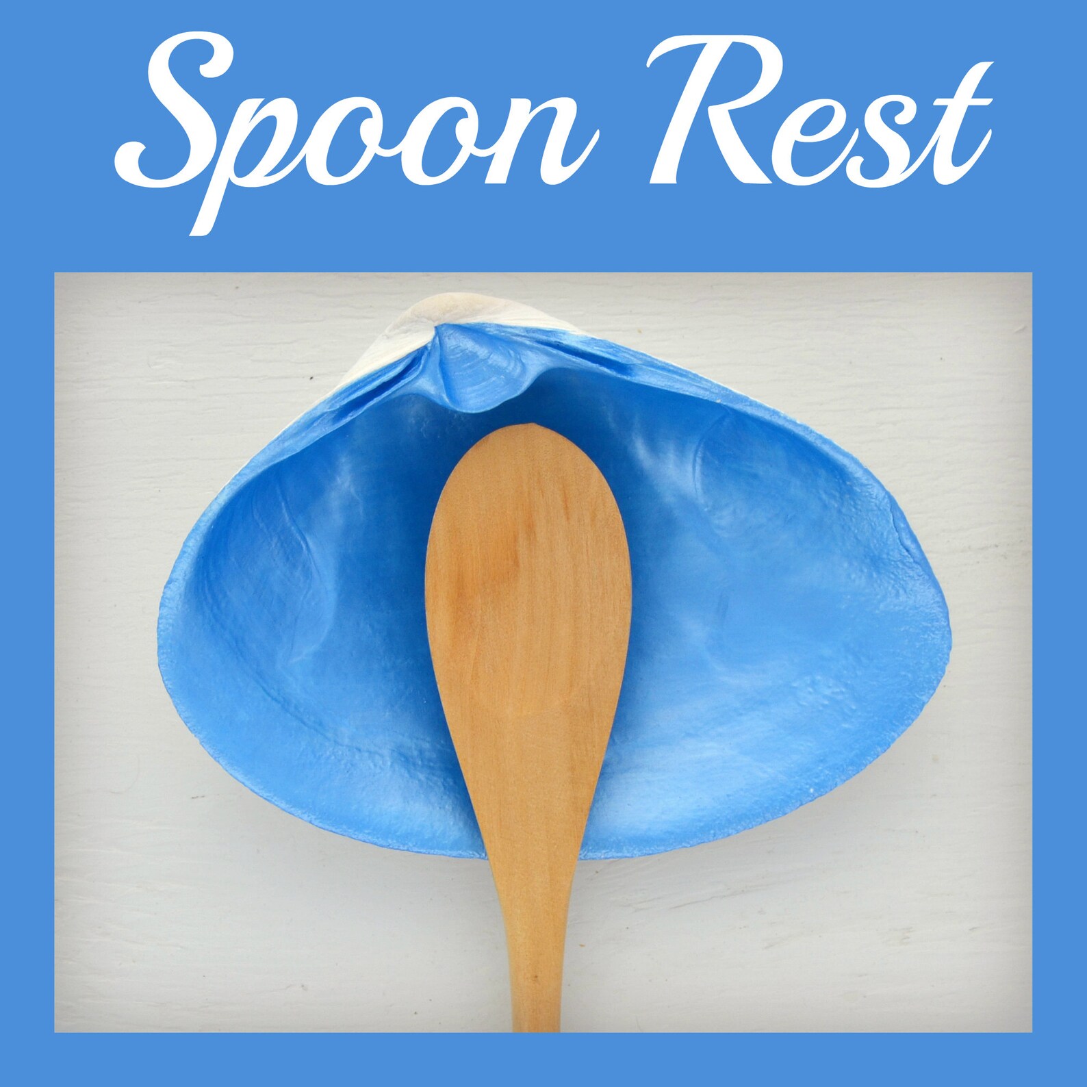 Happy as a Clam Shell Dish / Spoon Rest Soap Dish Jewelry | Etsy