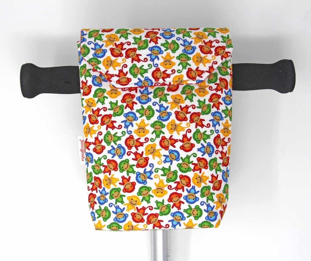 Mini Monkeys Micro Scooter or Bicycle Bag, Water Bottle Bag, Great Gift for Children, Different ...