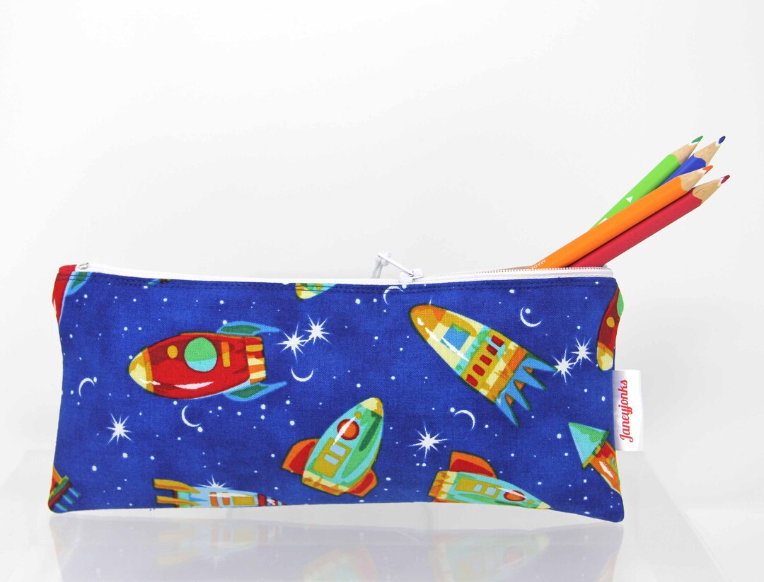 Space Rockets Pencil Case, Multiple Sizes Available, Great Gift for ...