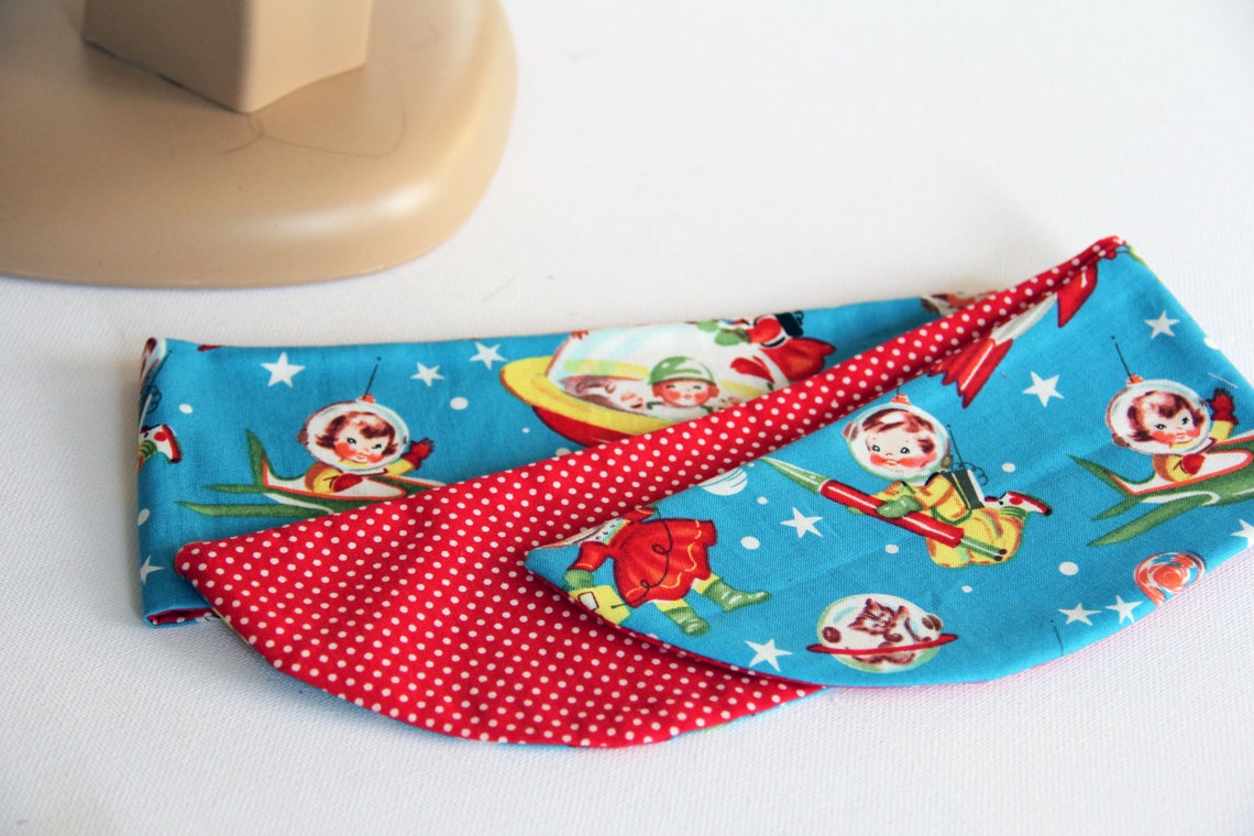Cute Rocket Rascals Retro Reversible Hair Wrap 50's - Etsy UK