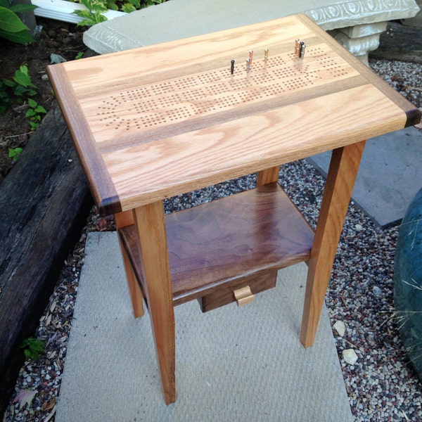 Cribbage Board Table - Etsy