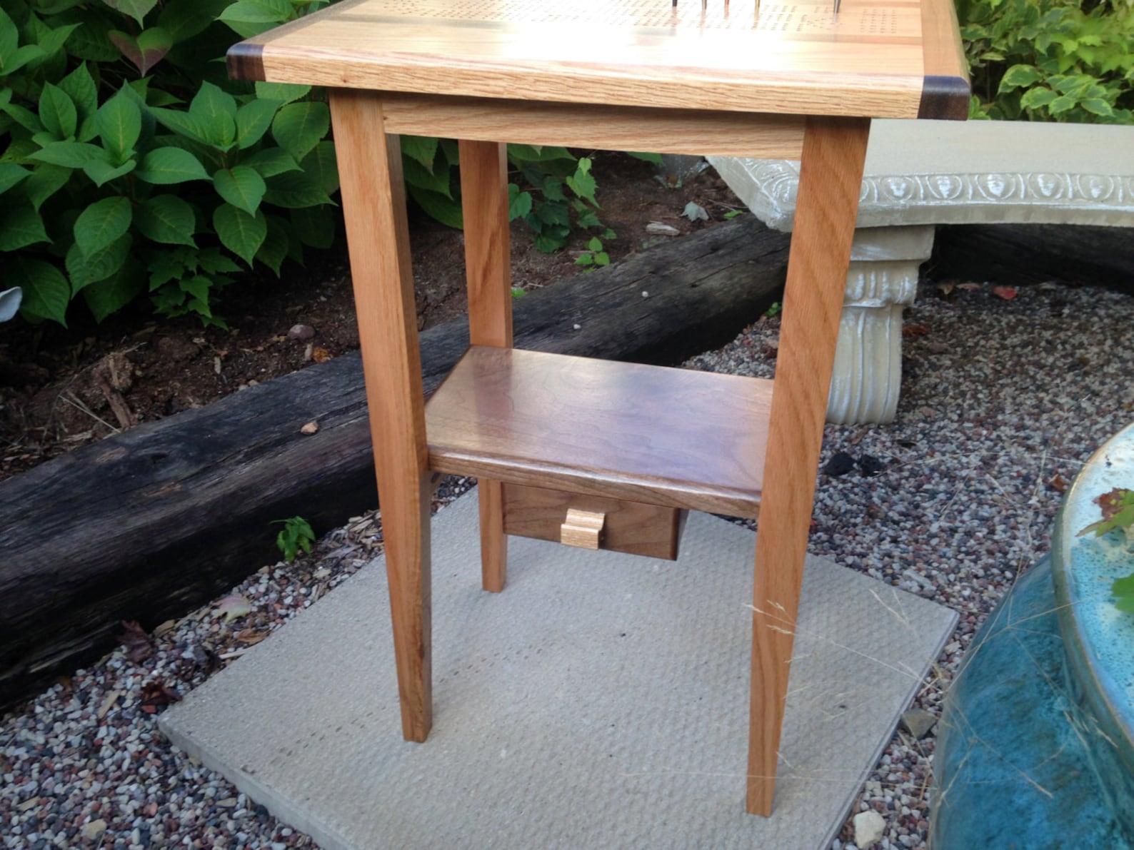 Handcrafted Wood Cribbage Table Side Table With Wood | Etsy
