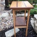Handcrafted, Wood Cribbage Table, Side Table With Wood Contrast - Etsy