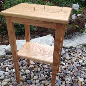 Handcrafted, Wood Cribbage Table, Small Side Table - Etsy