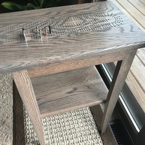 Cribbage Board Table - Etsy