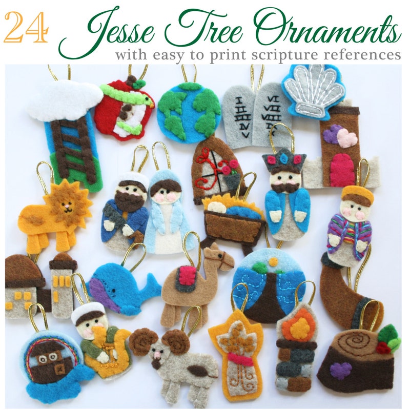 Jesse Tree Ornaments - Etsy