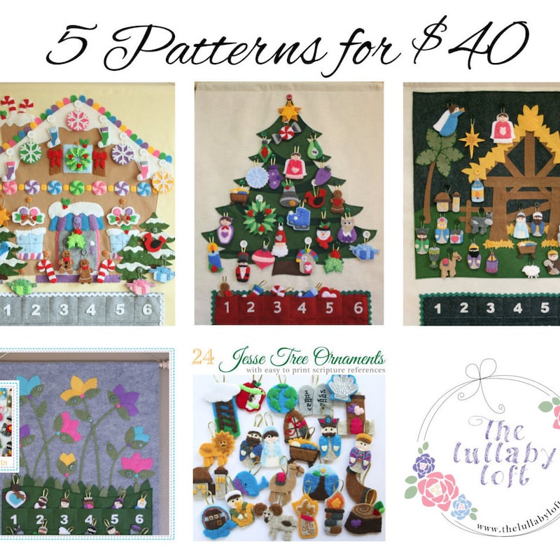 Felt Advent Calendar - Etsy