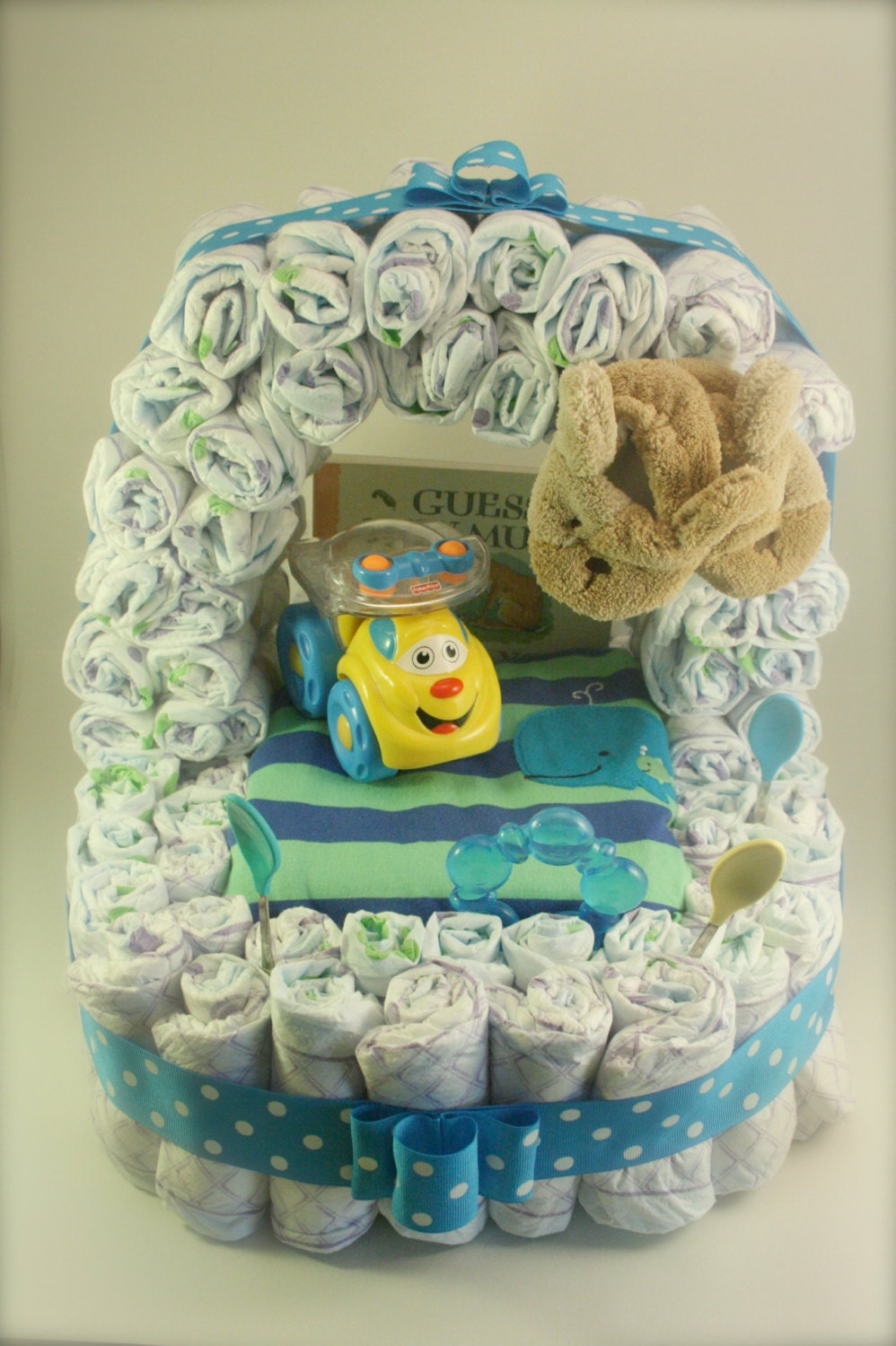 Diaper Bassinet PATTERN Diaper Cake for a Baby Shower - Etsy