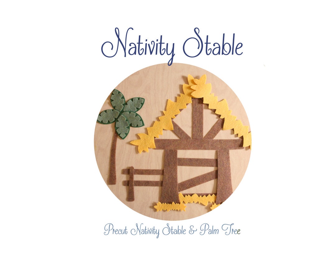 Pre Cut Nativity Stable Scene - Etsy