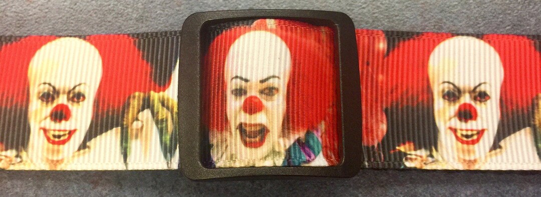Custom Dog Collar Pennywise Clown adjustable Buckle OR Martingale ...