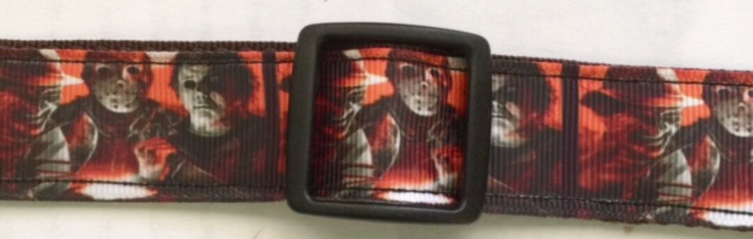 Dog Collar * Horror Villains * * 1" Adjustable Buckle Dog Collar OR ...