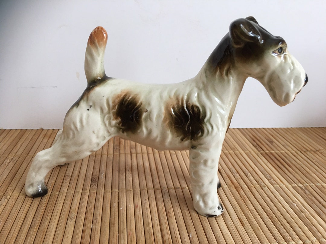 Vintage Nippon Terrier Dog Figurine From Japan - Etsy