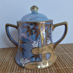 Japanese Blue Lusterware - Etsy