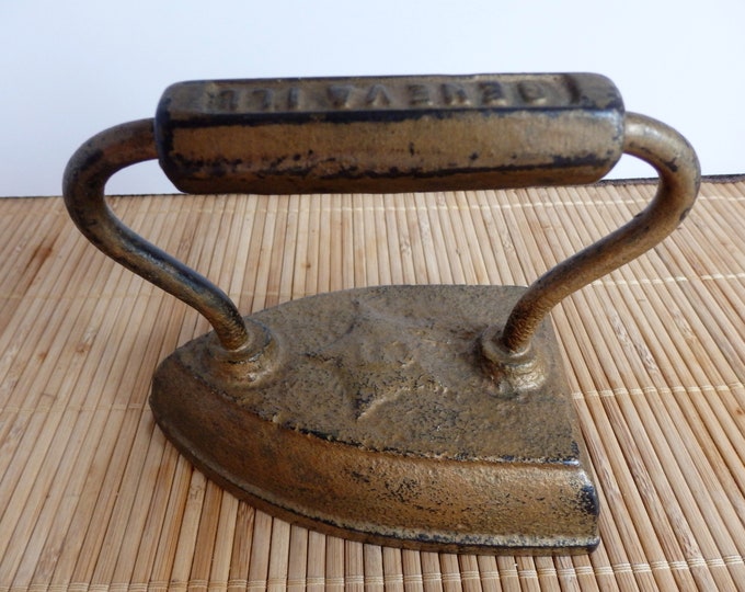 Vintage 5 Star Sad Iron Marked Geneva, Illinois - Etsy