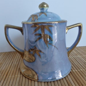 Japanese Blue Lusterware - Etsy