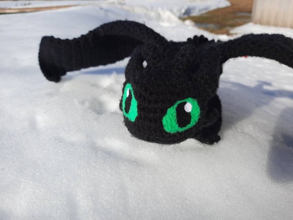 Made To Order Hand Crocheted Toothless Amigurumi How To | Etsy