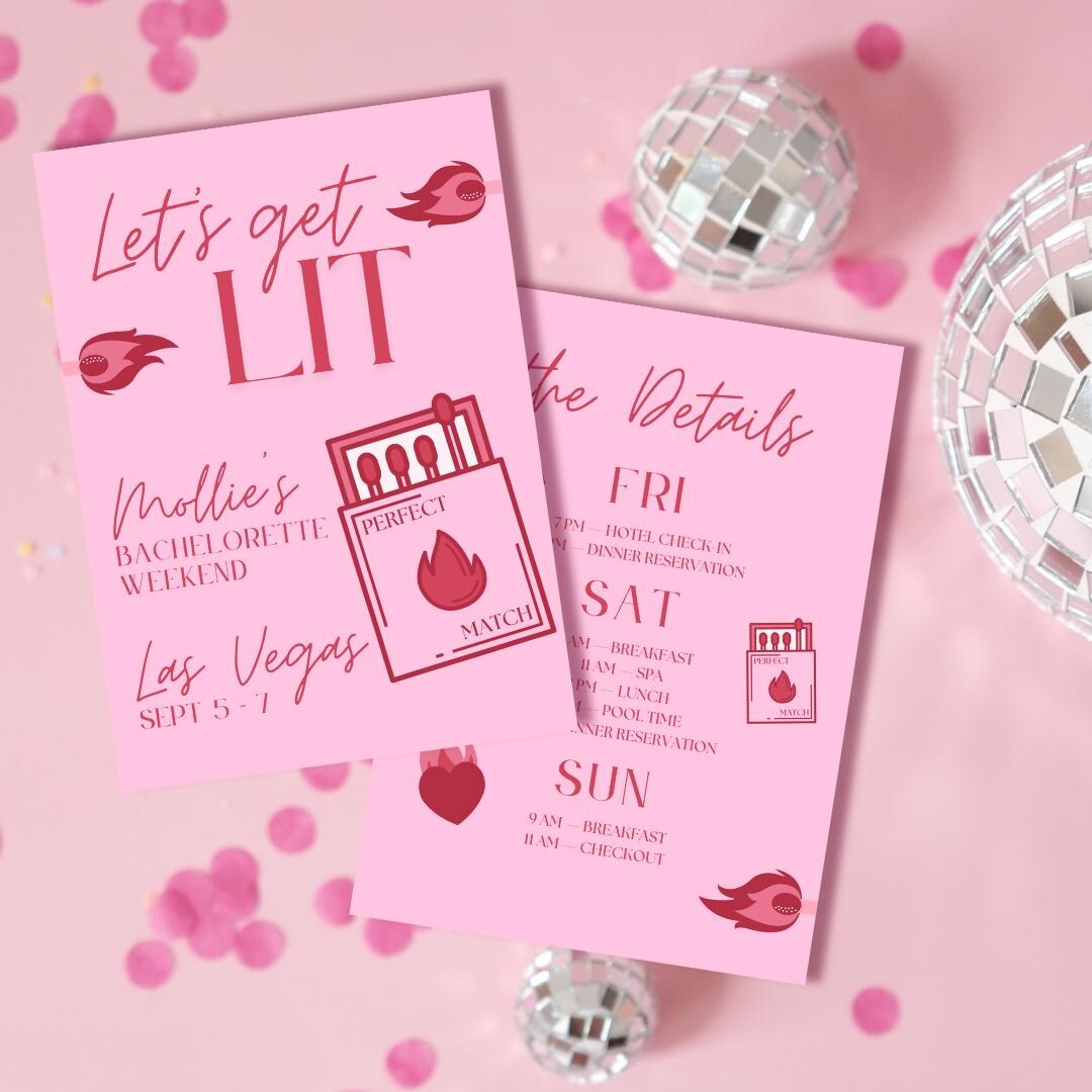 Perfect Match Themed Bachelorette Party. Las Vegas Bachelorette Weekend ...