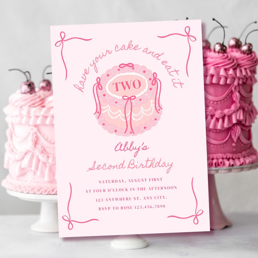 Have Your Cake and Eat It TWO. Second Birthday. Let Them Eat Cake ...