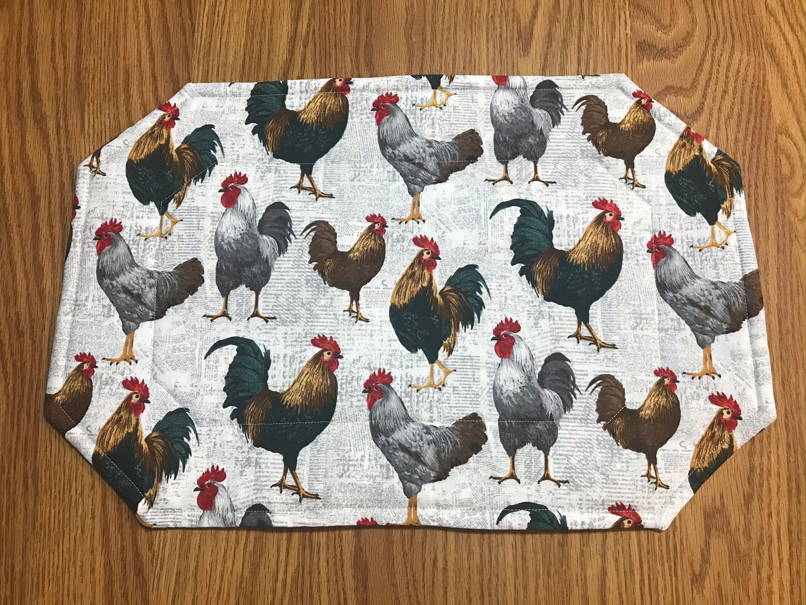 Placemat Pattern EASY With Template Included! Make 8 Sided or Rectangle ...