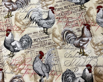 Chicken Fabric - Etsy