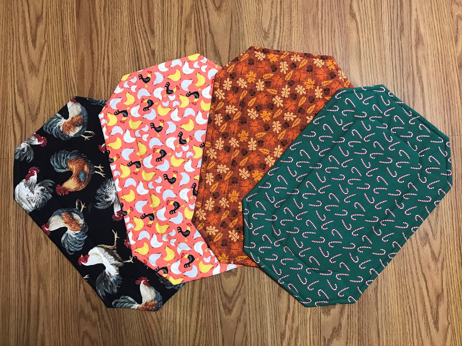 Placemat Pattern EASY With Template Included! Make 8 Sided or Rectangle ...