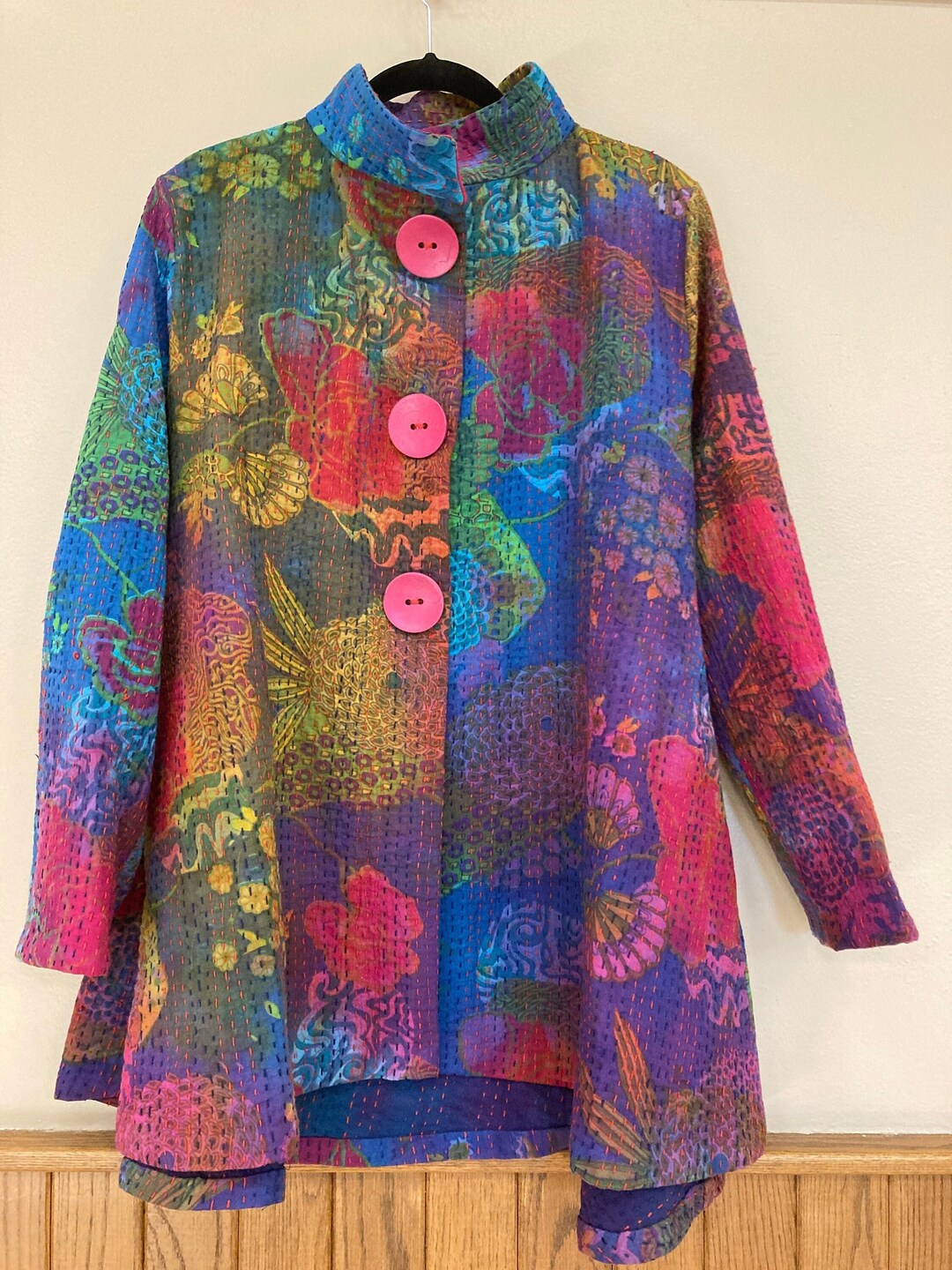 Kantha Swing Style Jacket - Etsy