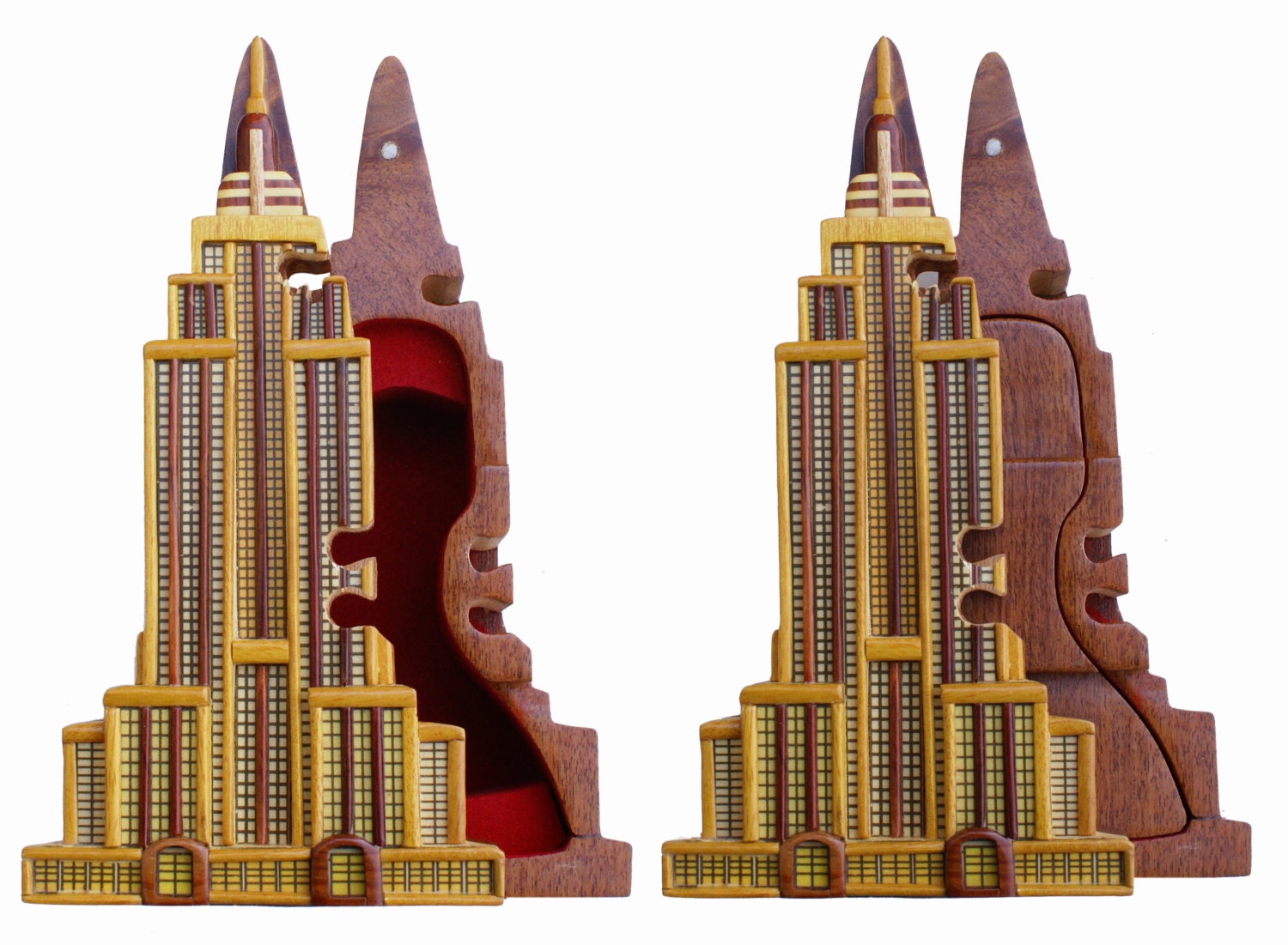 King Kong Intarsia Puzzle Box | Etsy