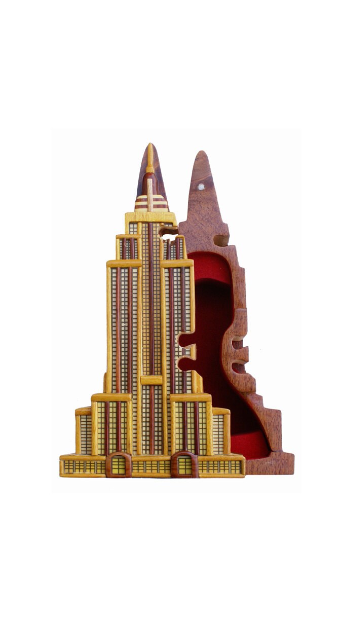 King Kong Intarsia Puzzle Box | Etsy