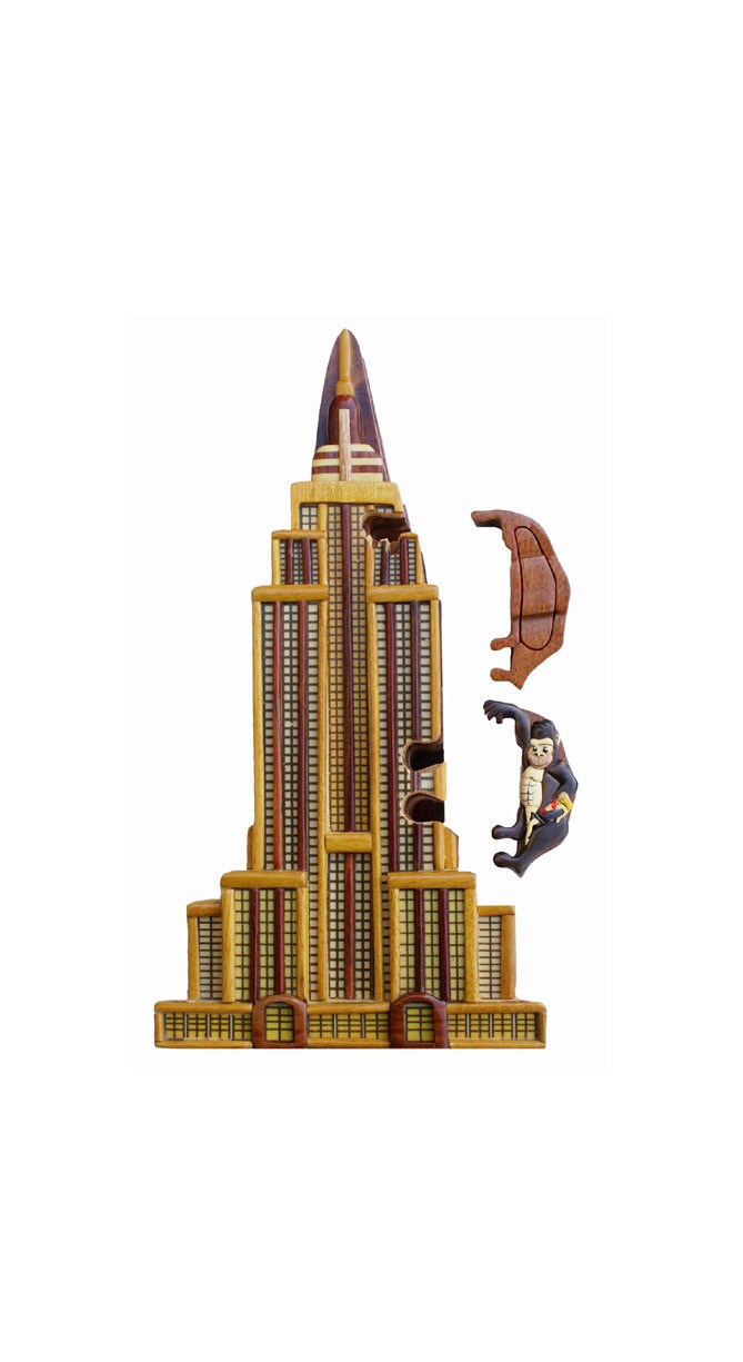 King Kong Intarsia Puzzle Box | Etsy