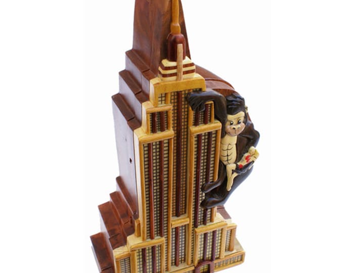 King Kong Intarsia Puzzle Box - Etsy
