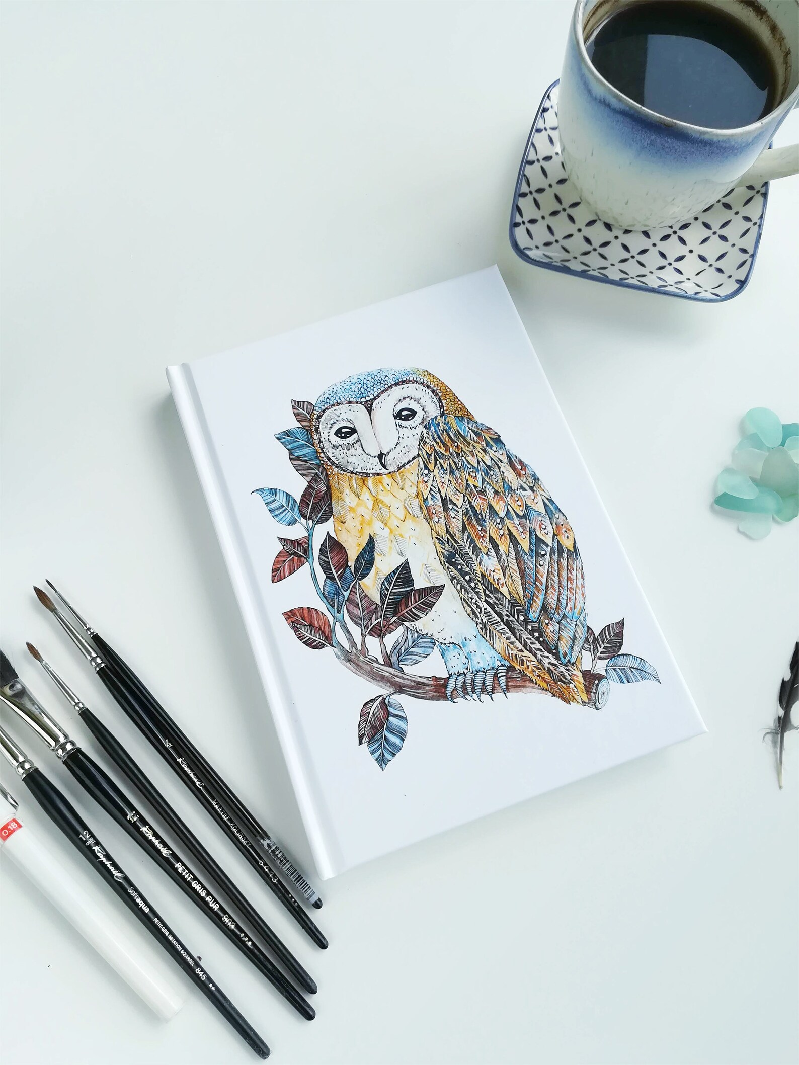 Owl Notebook / Journal / Art Sketchbook / Notepad / Dream Diary ...