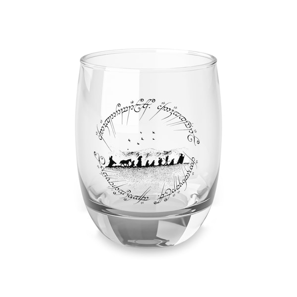 Lord Of Rings Whiskey Glass Etsy