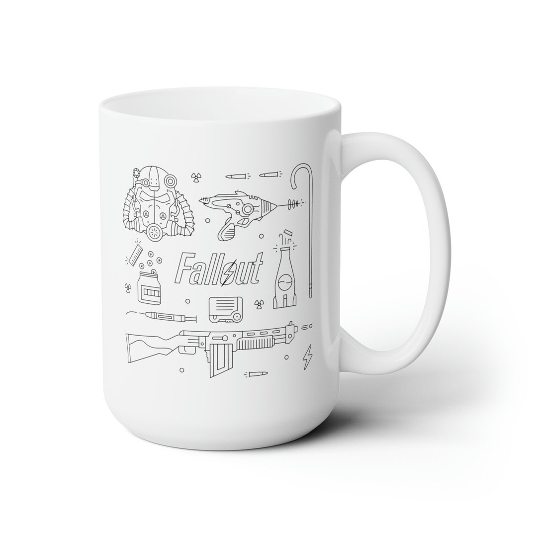 Fallout Ceramic Mug, 15oz, Fallout New Vegas Coffee Mug, Post ...