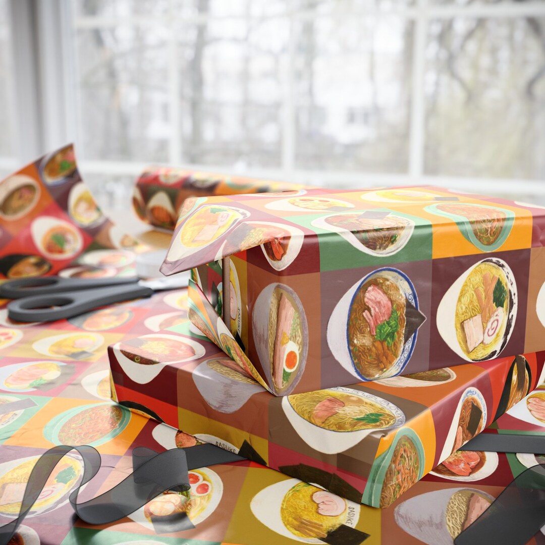 Japanese Ramen Wrapping Papers, Japanese Series Wrapping Paper, Ramen ...