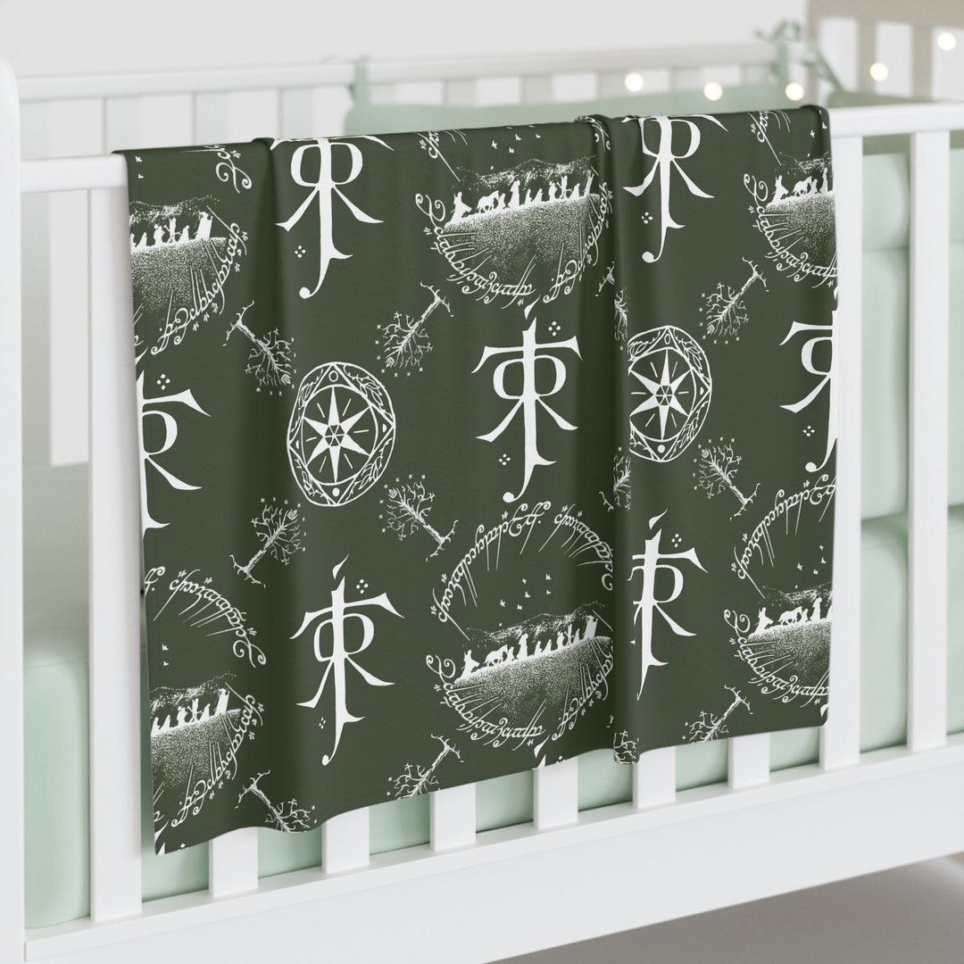 LOTR Baby Swaddle Blanket Lord of the Rings Baby Blanket - Etsy