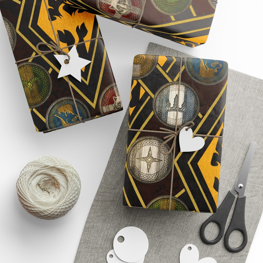 Skyrim Holds Wrapping Paper, Skyrim Wrapping Paper, Morrowind Gift Wrap ...