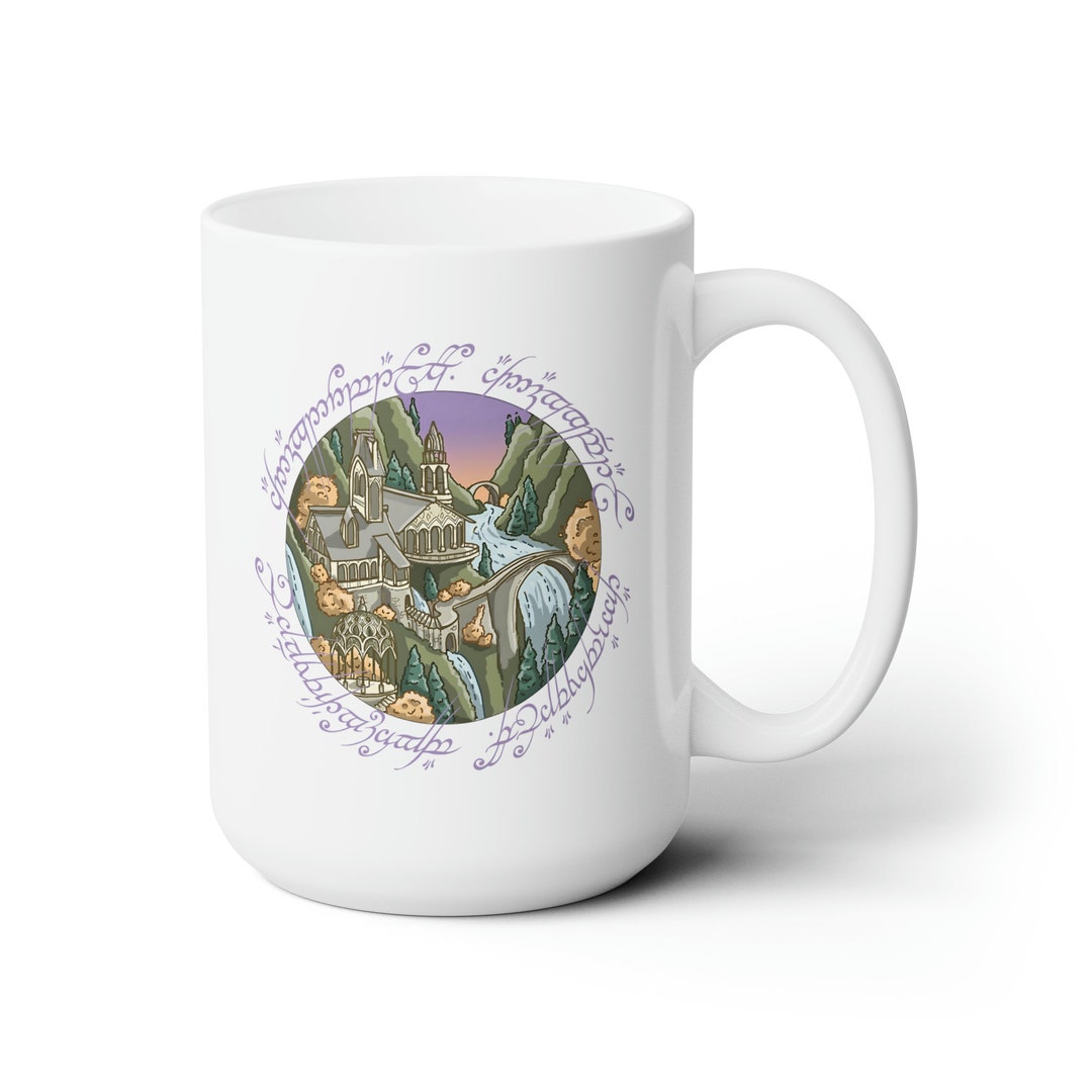 Rivendell Ceramic Mug, Spring Collection, 15oz, Lord of the Rings ...