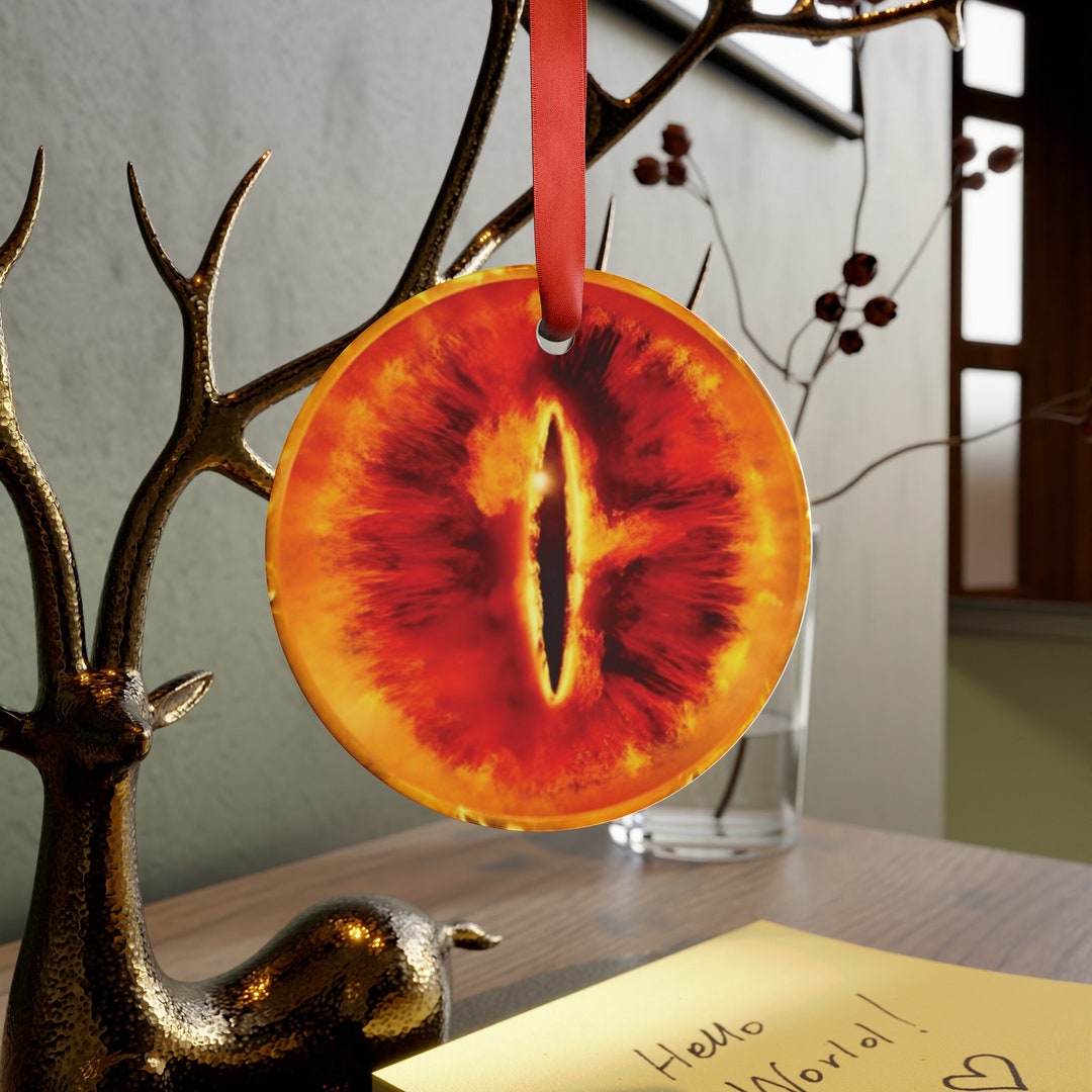 Eye of Sauron Ornament, Ceramic, Metal, Acrylic, Lord of the Rings ...