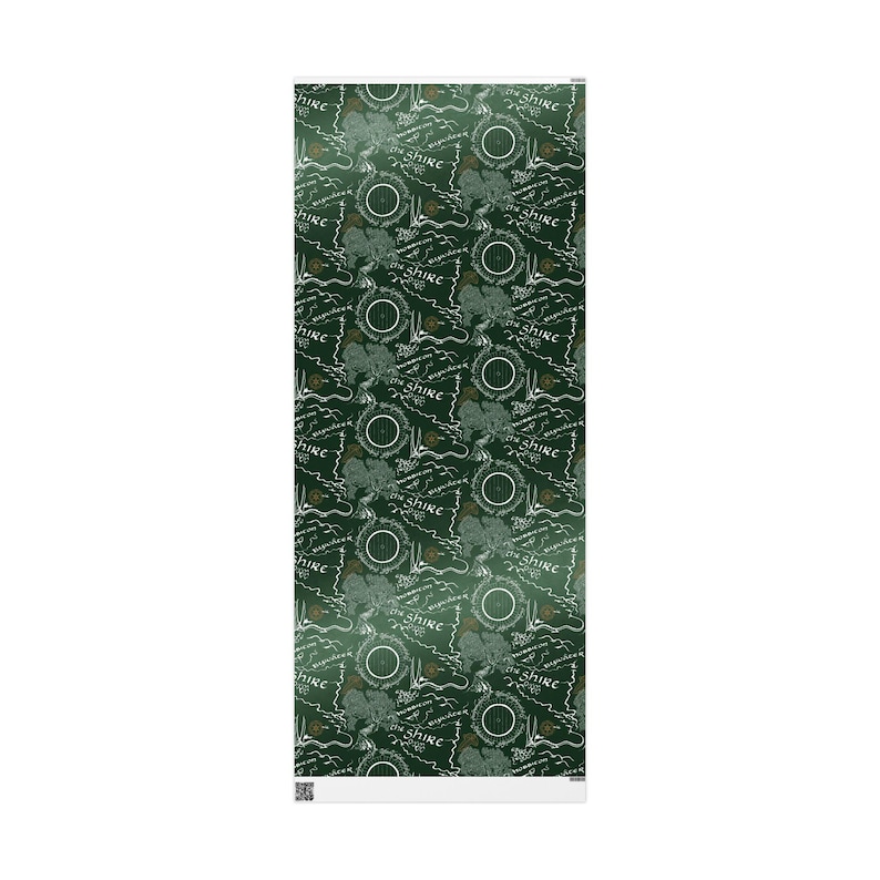 Shire Map Wrapping Paper: Lord of the Rings Gift Wrap, Hobbit Themed - Etsy