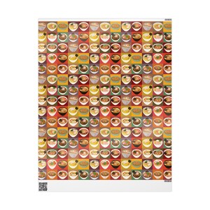 Japanese Ramen Wrapping Papers, Japanese Series Wrapping Paper, Ramen ...