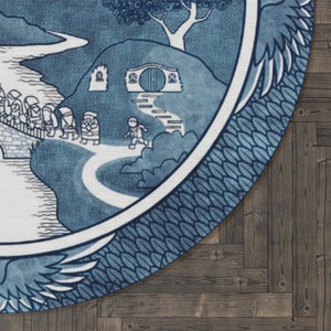 The Hobbit Round Rug, Lord of the Rings Round Rug, LOTR Floor Rug ...