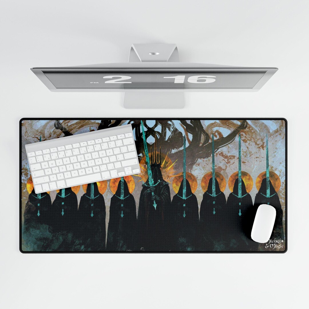 Witch King Desk Mat, Lord of the Rings Desk Mat, Ring Wraith Mouse Pad ...