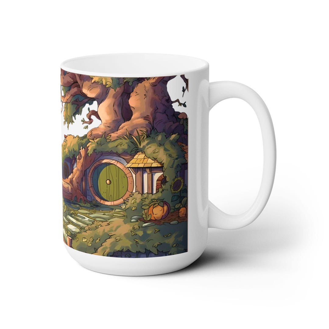 Green Shire Ceramic Mug, 15oz, Lord of the Rings Coffee Mug, LOTR Mug ...