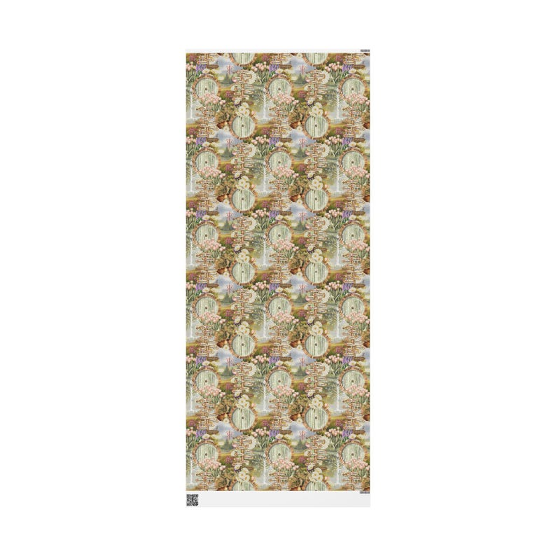 Lord of the Rings Wrapping Paper: Floral Hobbit Theme, Middle Earth ...