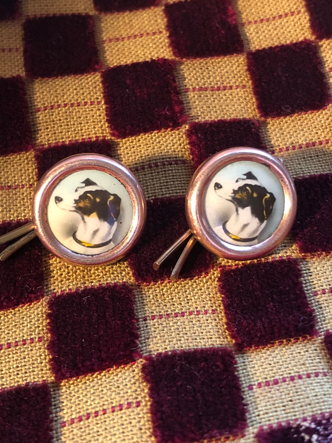Victorian Stud-cuff Links Greyhound | Etsy